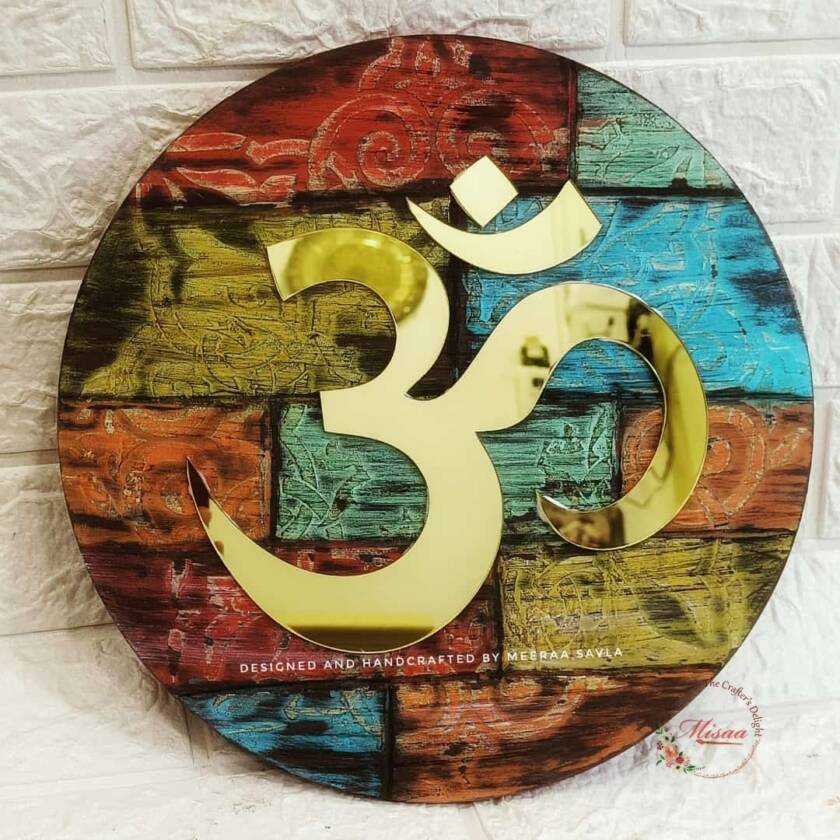 Zen Om Wooden Wall Hanging – The Misaa Studio